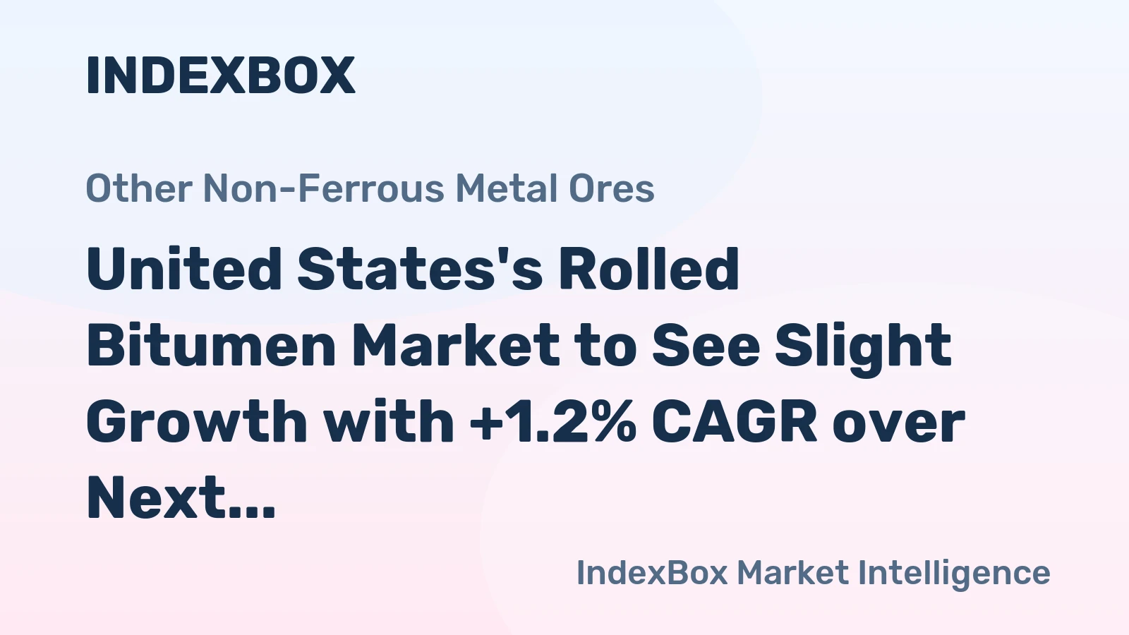 United States's Rolled Bitumen Market to See Slight Growth with +1.2% CAGR over Next Decade
