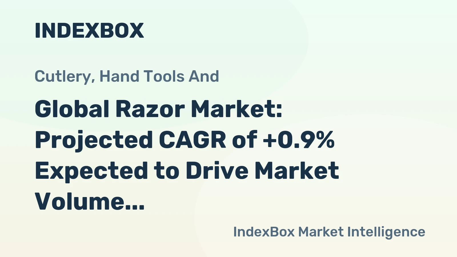 Global Razor Market: Projected CAGR of +0.9% Expected to Drive Market Volume to 27B Units by 2035