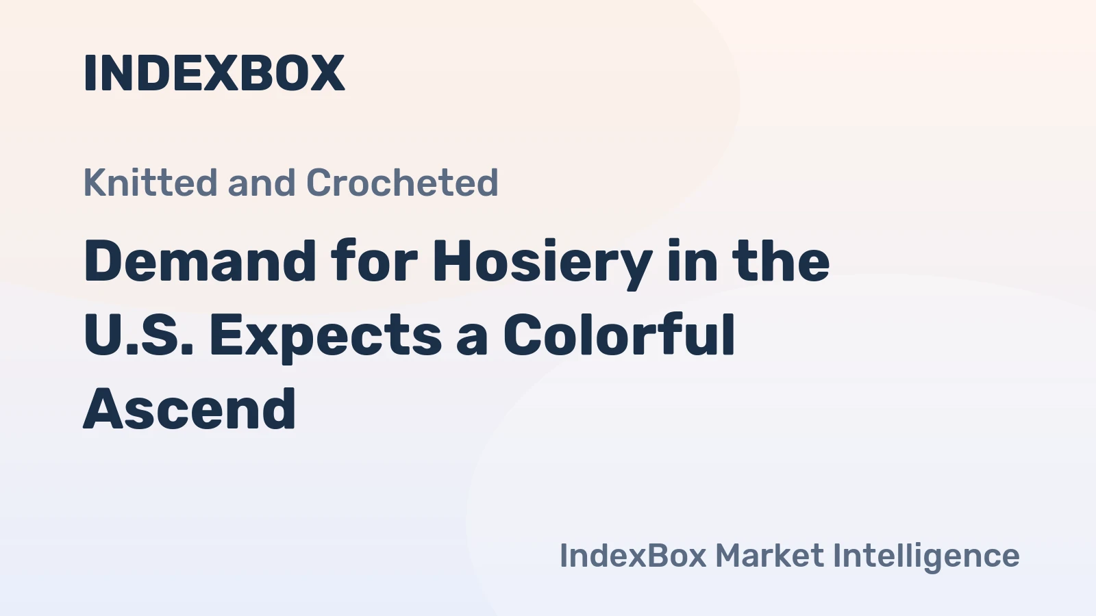 Demand for Hosiery in the U.S. Expects a Colorful Ascend