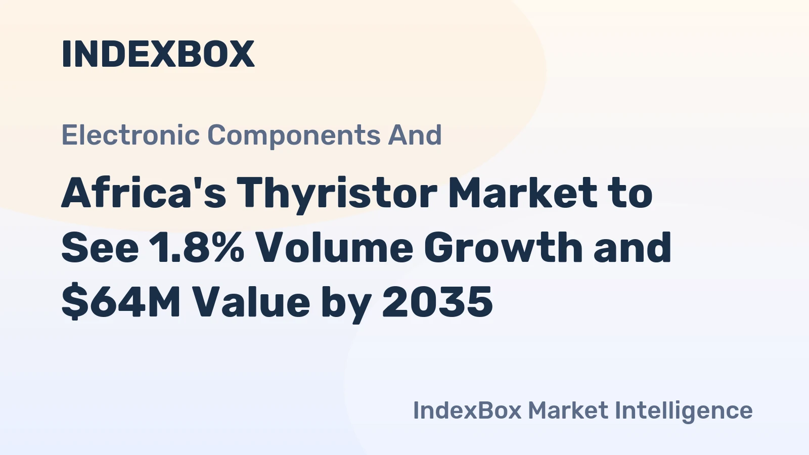 Africa's Thyristor Market to See 1.8% Volume Growth and $64M Value by 2035