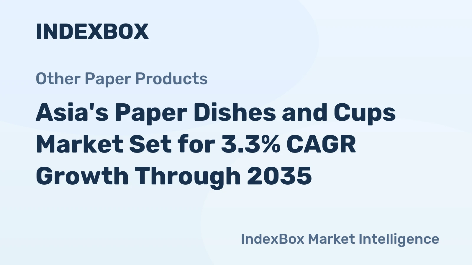 Asia's Paper Dishes and Cups Market Set for 3.3% CAGR Growth Through 2035
