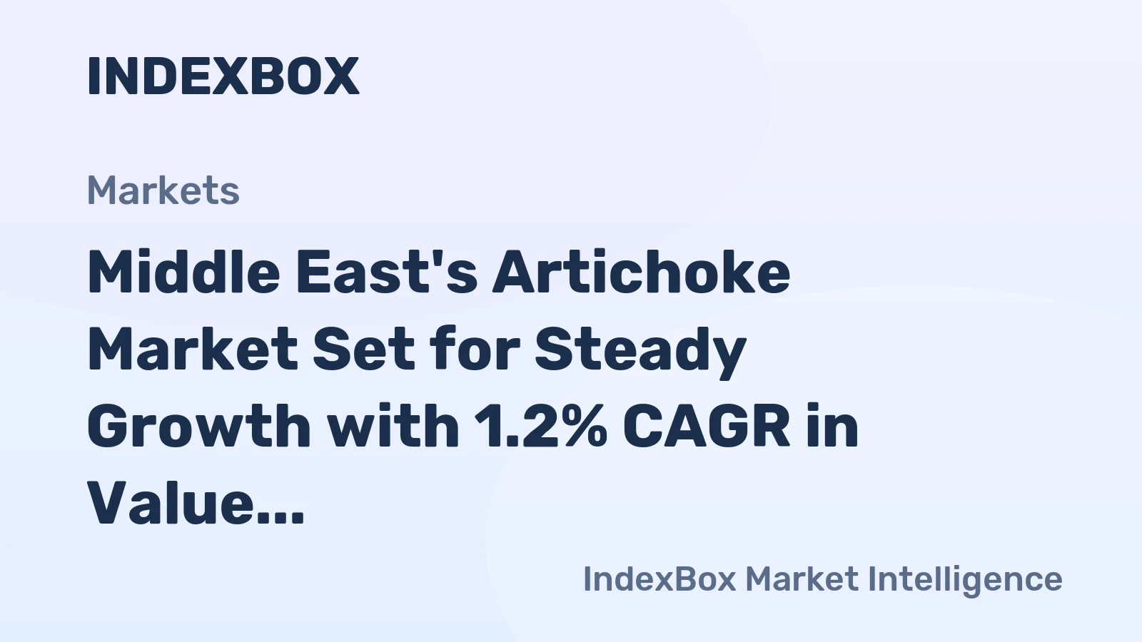 Middle East's Artichoke Market Set for Steady Growth with 1.2% CAGR in Value