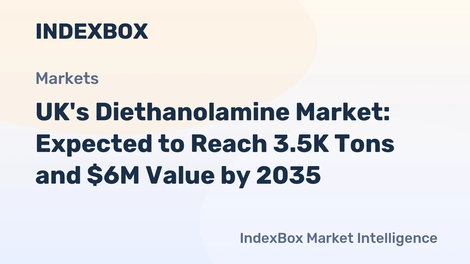 UK's Diethanolamine Market: Expected to Reach 3.5K Tons and $6M Value by 2035