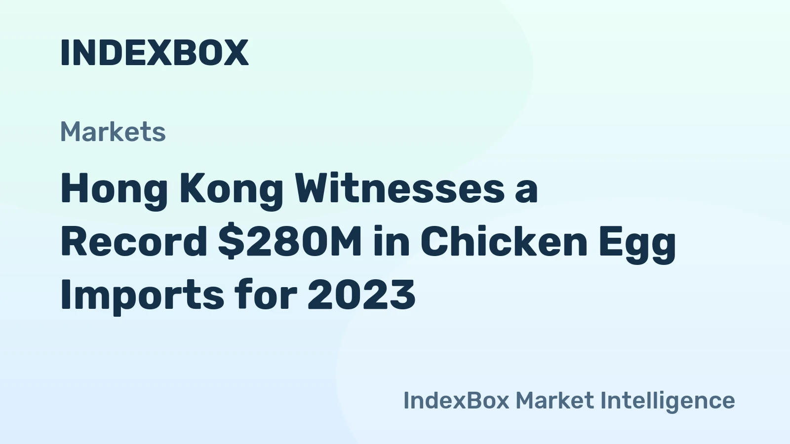 Hong Kong Witnesses a Record $280M in Chicken Egg Imports for 2023