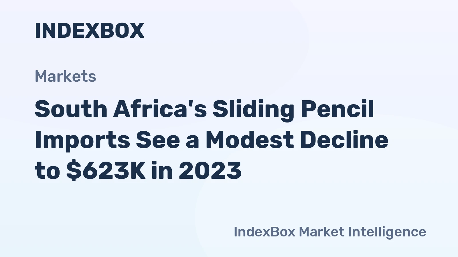 South Africa's Sliding Pencil Imports See a Modest Decline to $623K in 2023