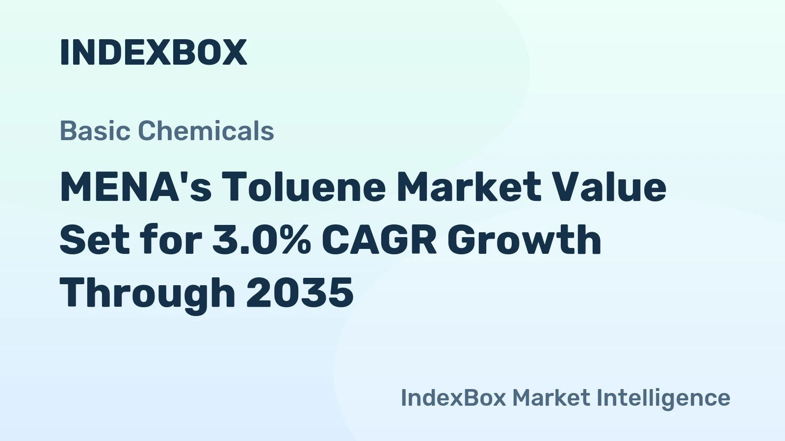 MENA's Toluene Market Value Set for 3.0% CAGR Growth Through 2035