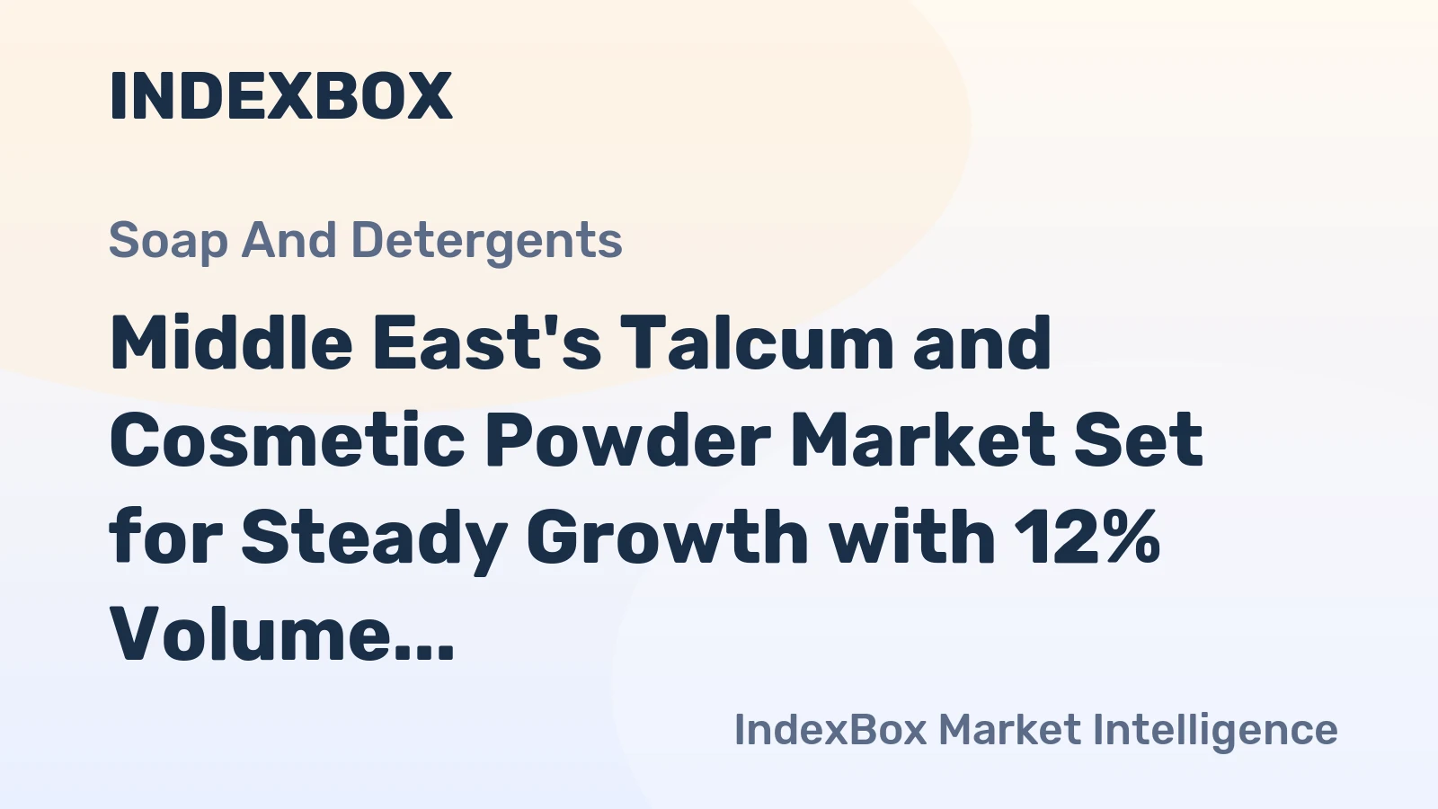 Middle East's Talcum and Cosmetic Powder Market Set for Steady Growth with 12% Volume CAGR Through 2035