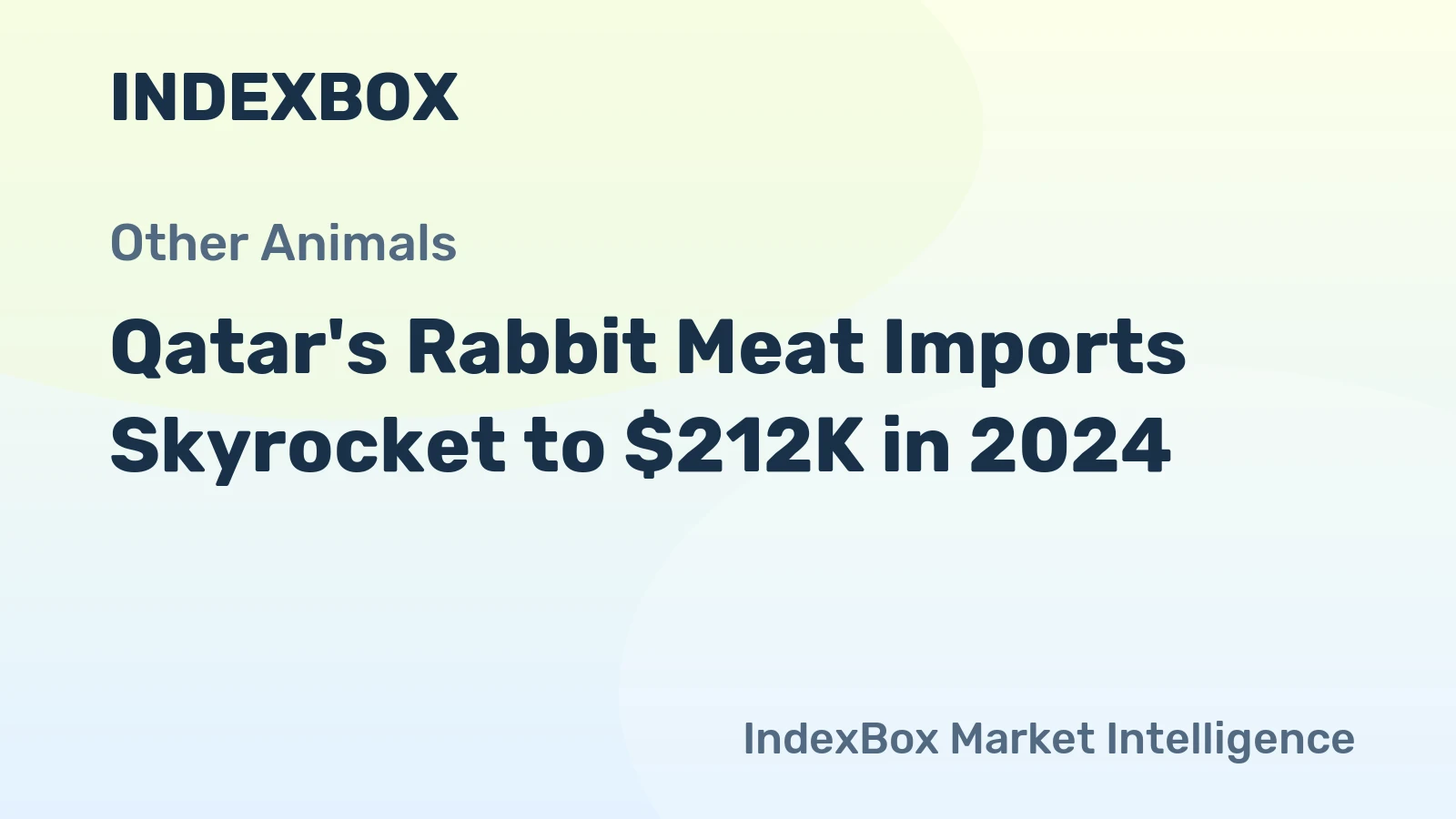 Qatar's Rabbit Meat Imports Skyrocket to $212K in 2024