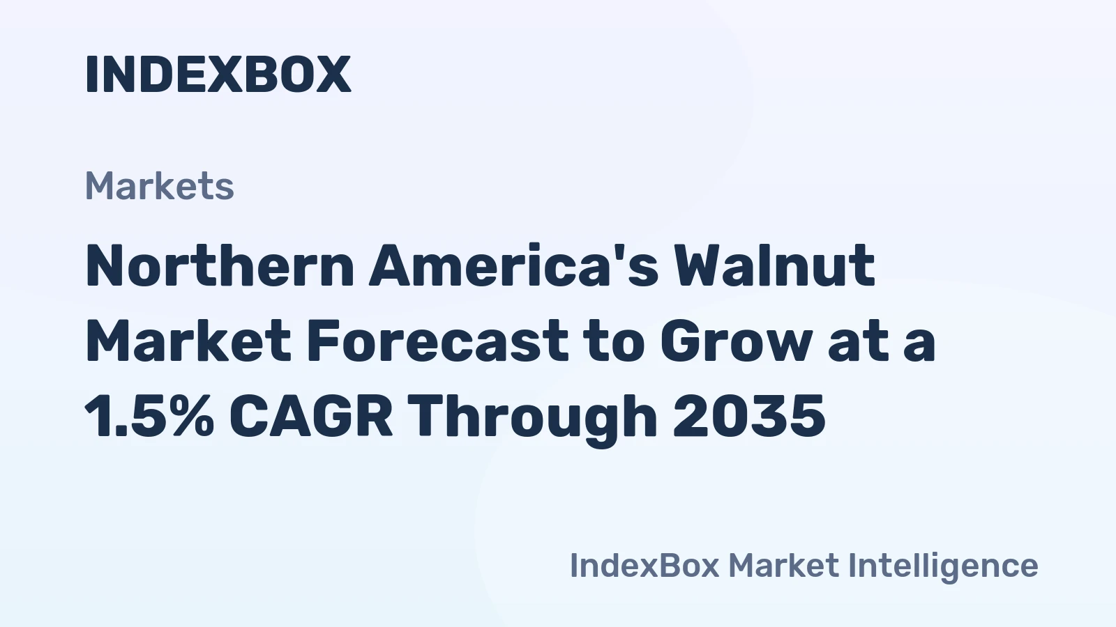 Northern America's Walnut Market Forecast to Grow at a 1.5% CAGR Through 2035