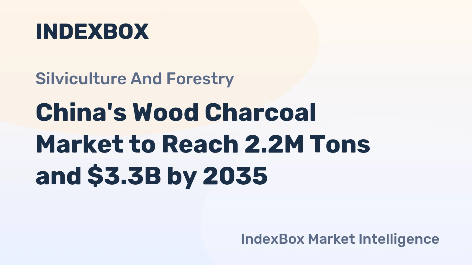 China's Wood Charcoal Market to Reach 2.2M Tons and $3.3B by 2035