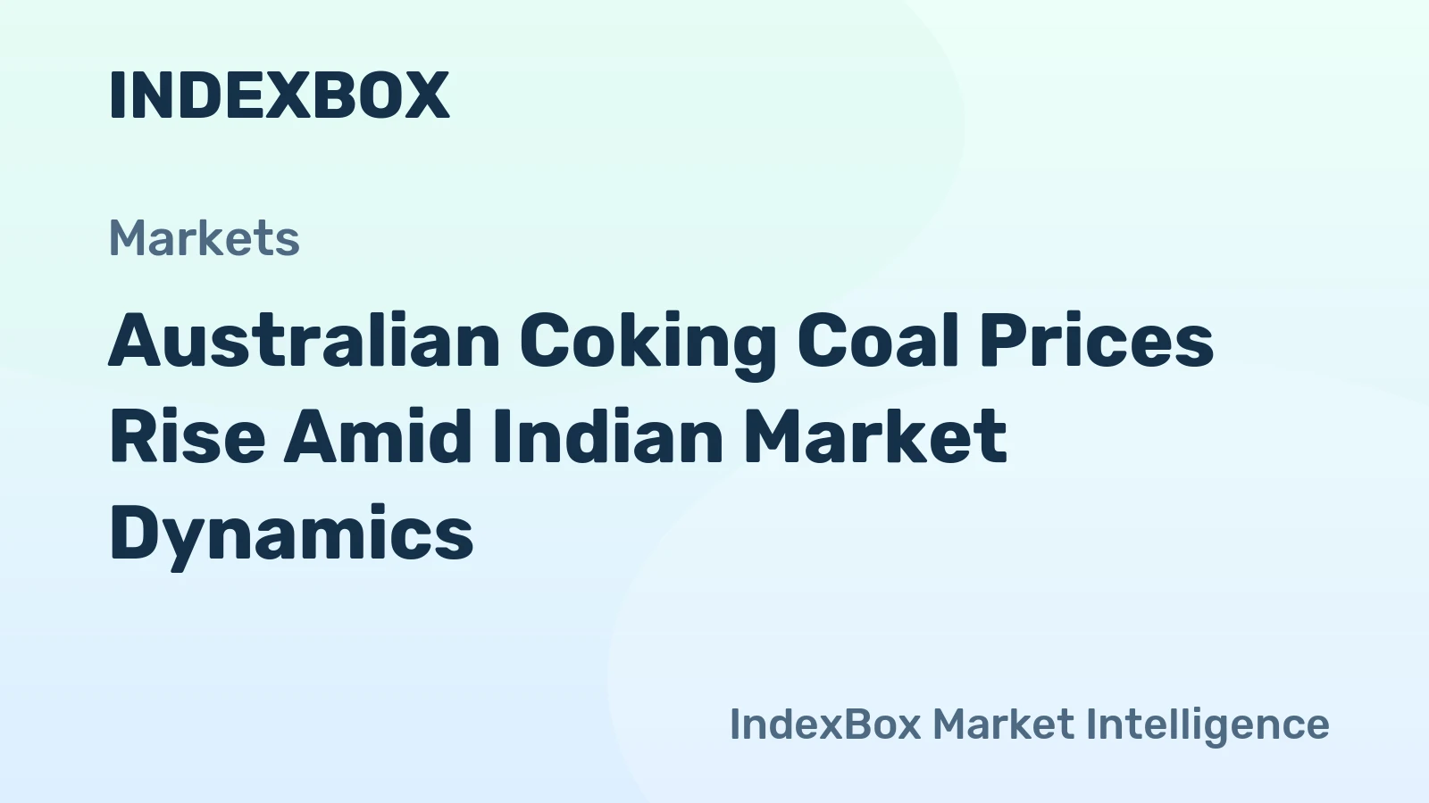 Australian Coking Coal Prices Rise Amid Indian Market Dynamics