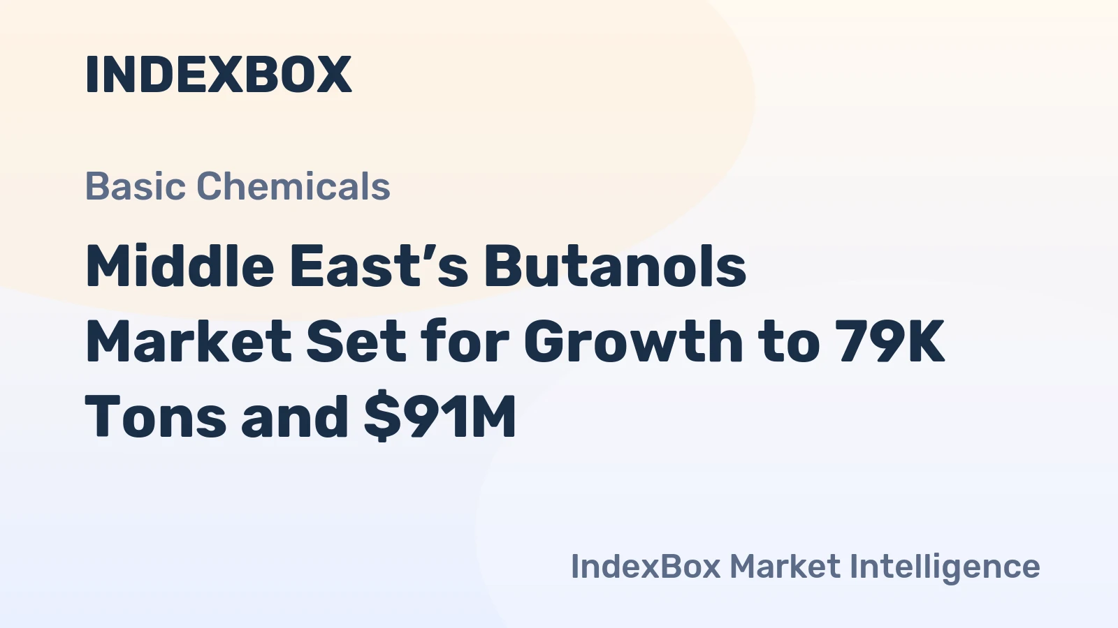 Middle East’s Butanols Market Set for Growth to 79K Tons and $91M