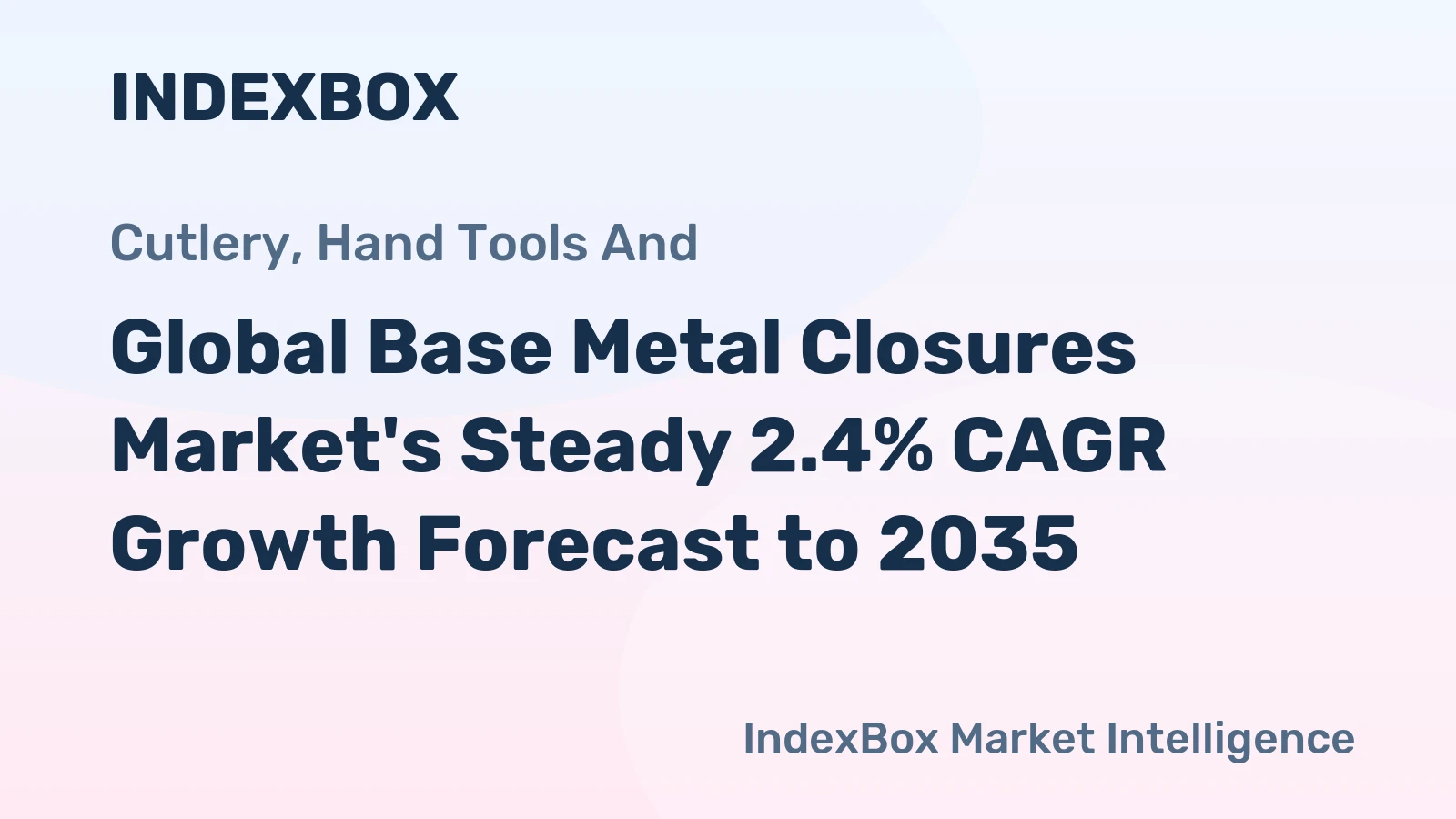 Global Base Metal Closures Market's Steady 2.4% CAGR Growth Forecast to 2035