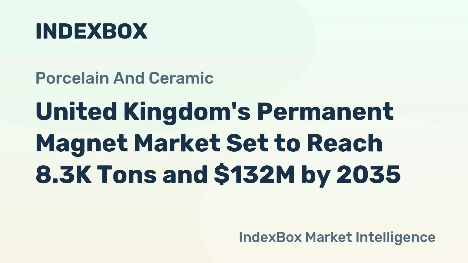 United Kingdom's Permanent Magnet Market Set to Reach 8.3K Tons and $132M by 2035