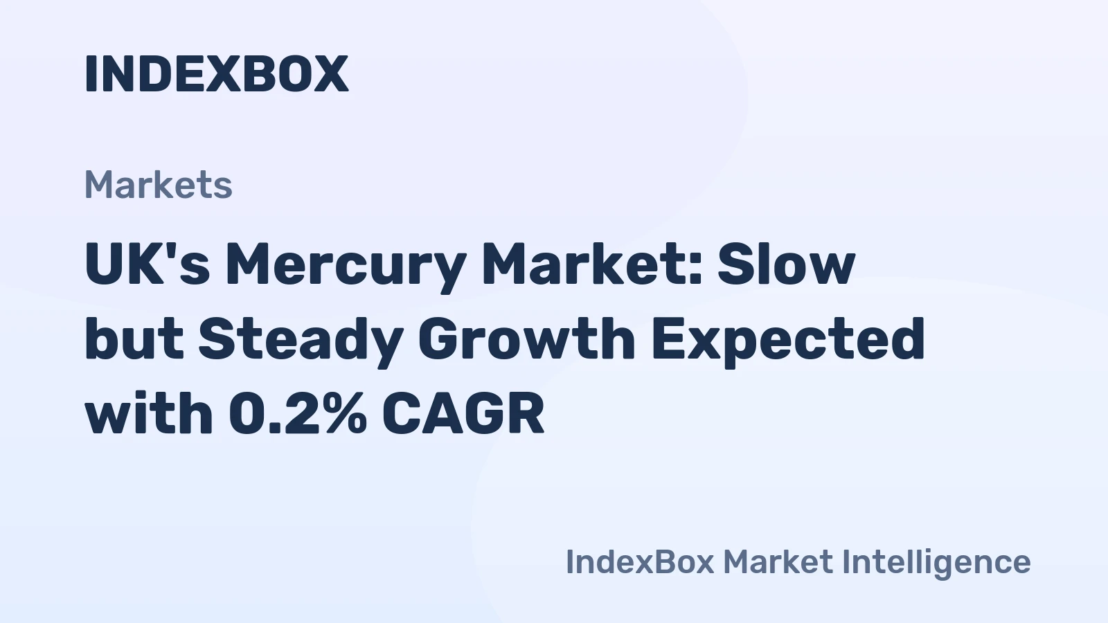 UK's Mercury Market: Slow but Steady Growth Expected with 0.2% CAGR