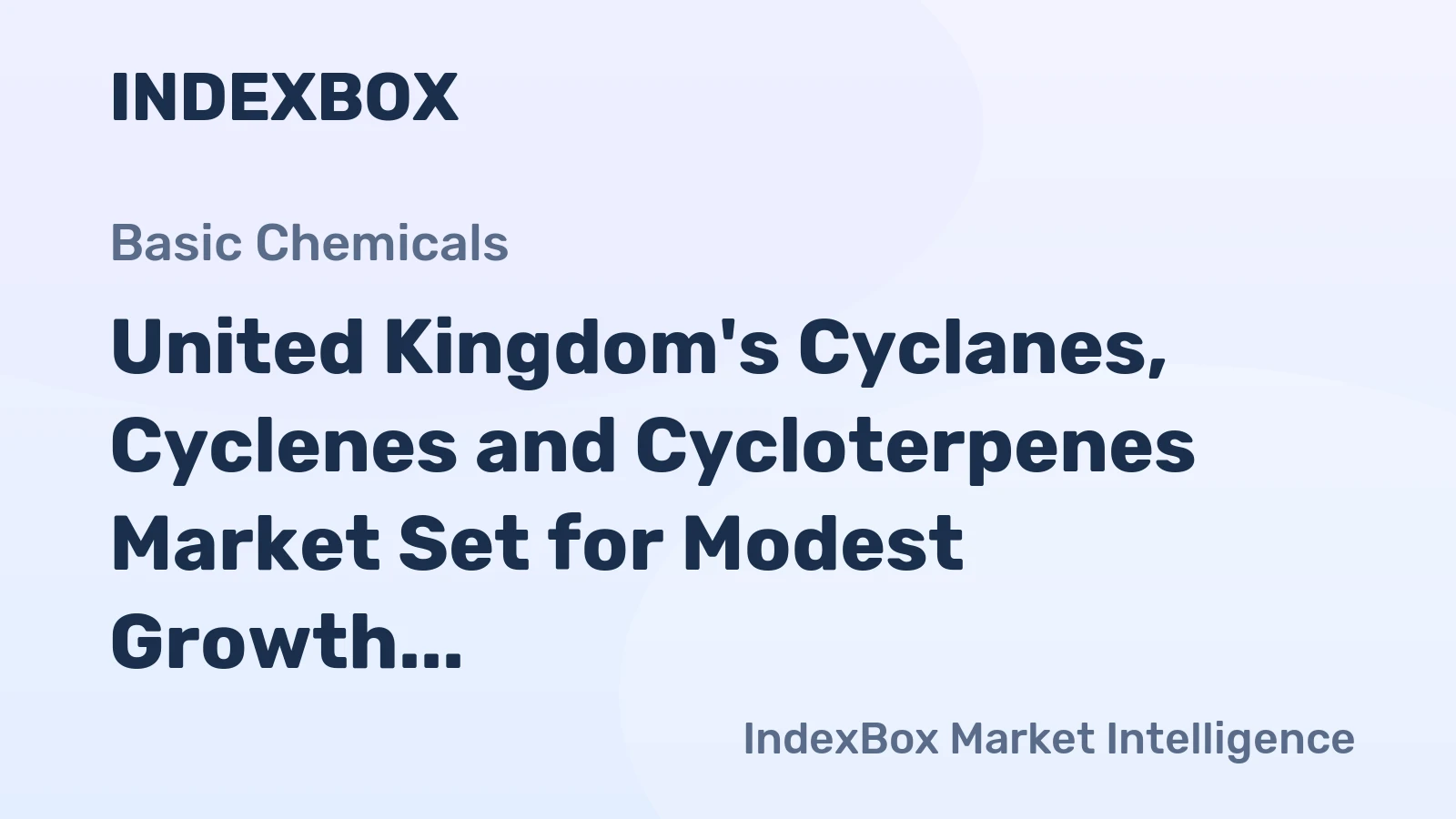United Kingdom's Cyclanes, Cyclenes and Cycloterpenes Market Set for Modest Growth with a 2.3% CAGR in Value