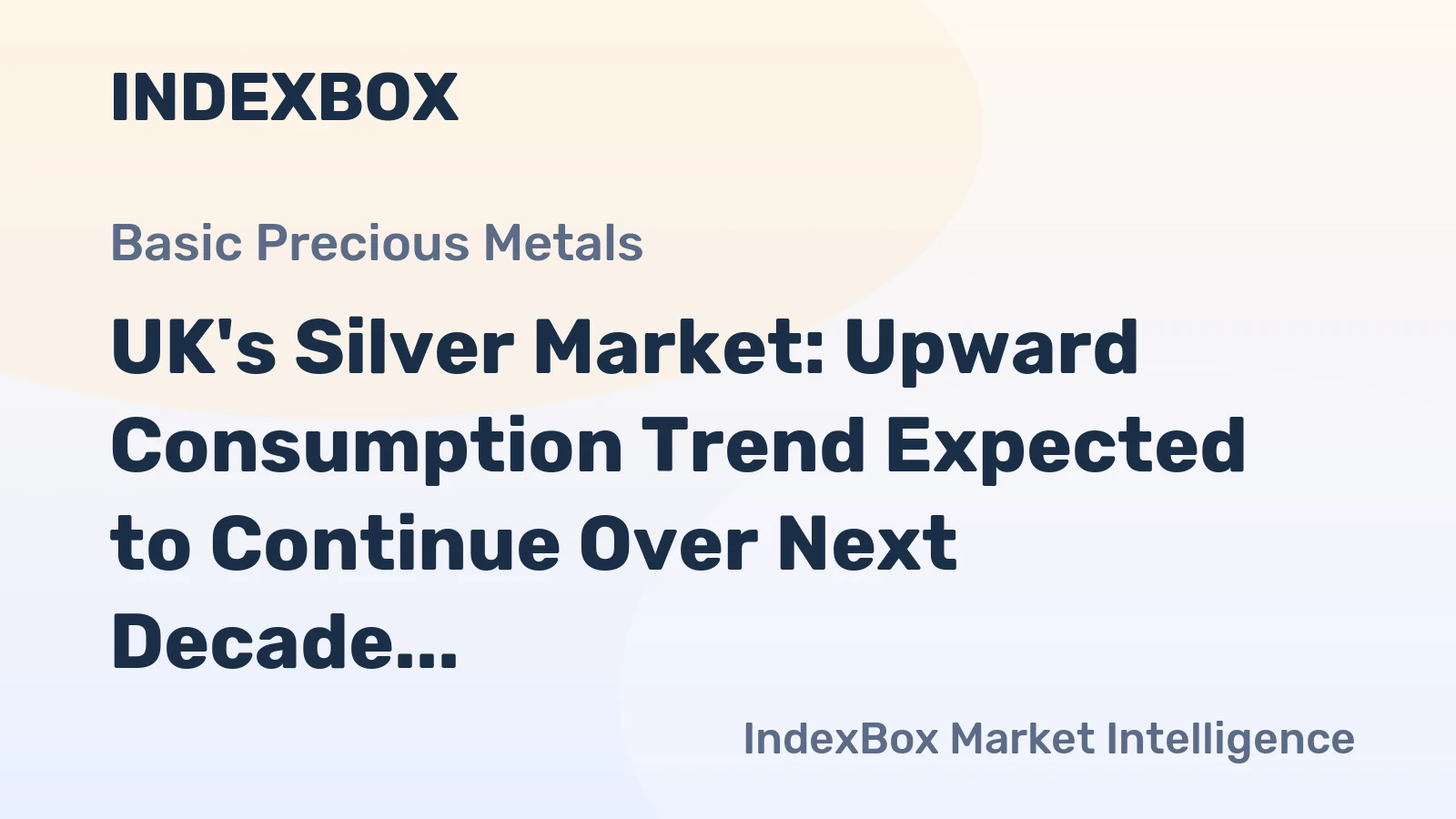 UK's Silver Market: Upward Consumption Trend Expected to Continue Over Next Decade, Reaching 8.1K tons in Volume and $6.8B in Value by 2035