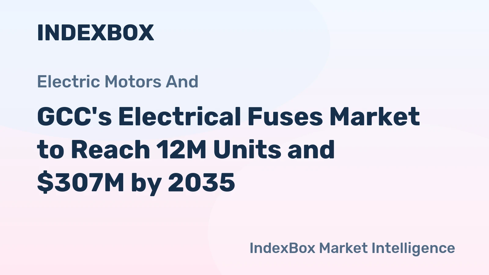 GCC's Electrical Fuses Market to Reach 12M Units and $307M by 2035