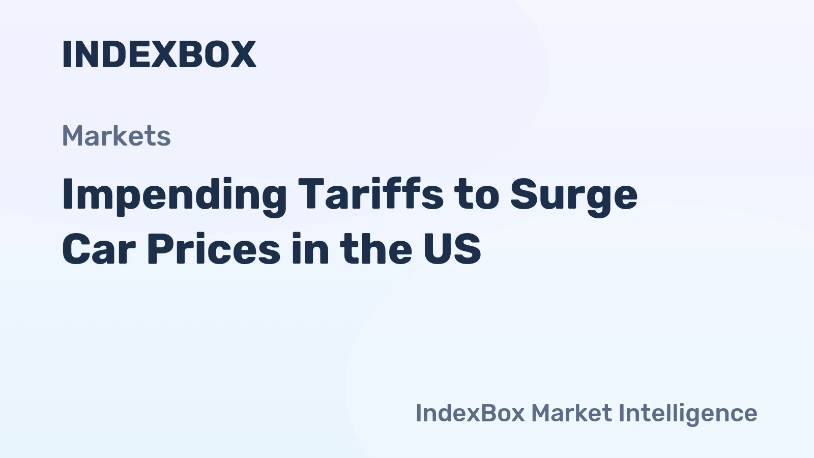 Impending Tariffs to Surge Car Prices in the US