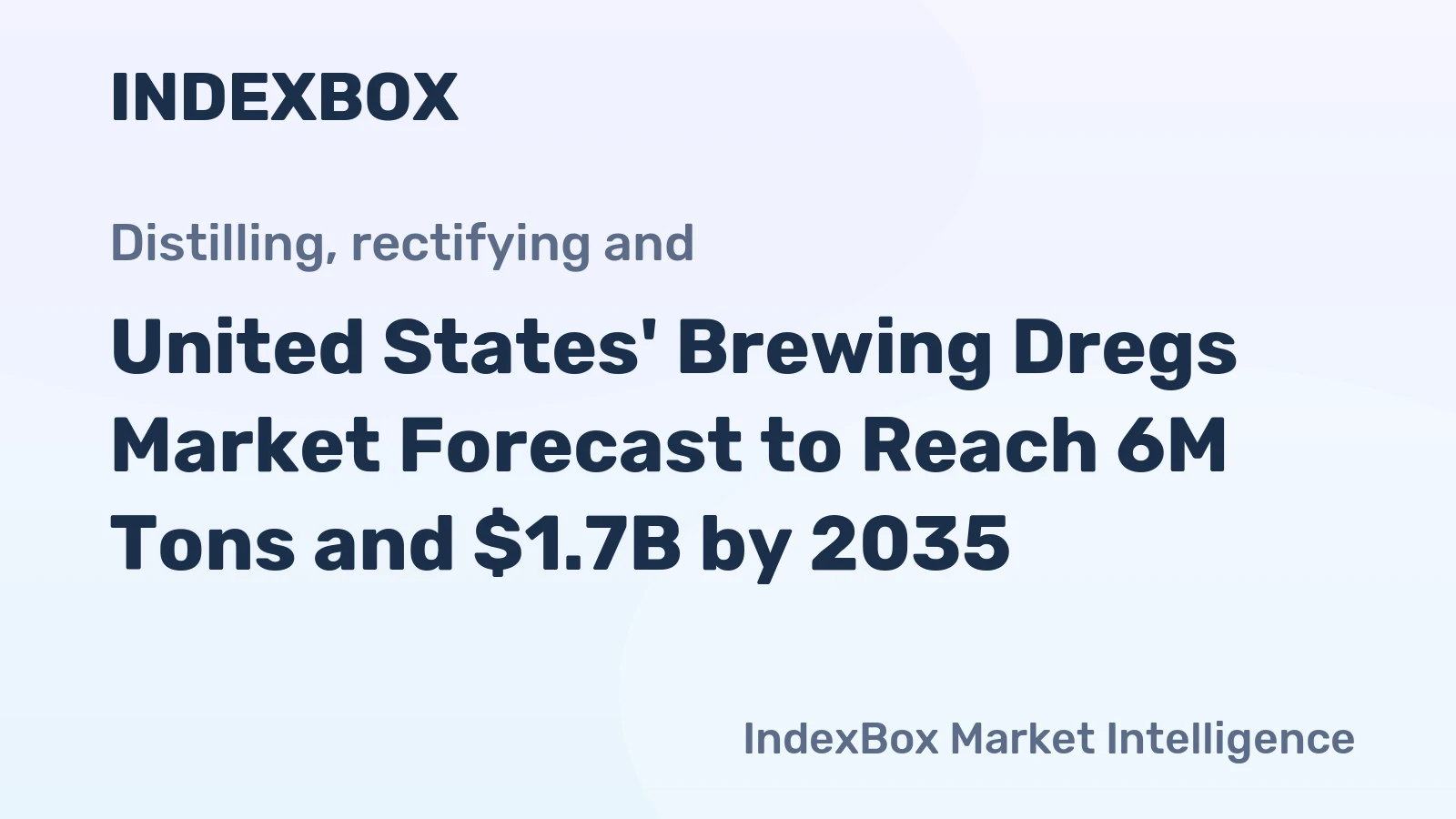 United States' Brewing Dregs Market Forecast to Reach 6M Tons and $1.7B by 2035