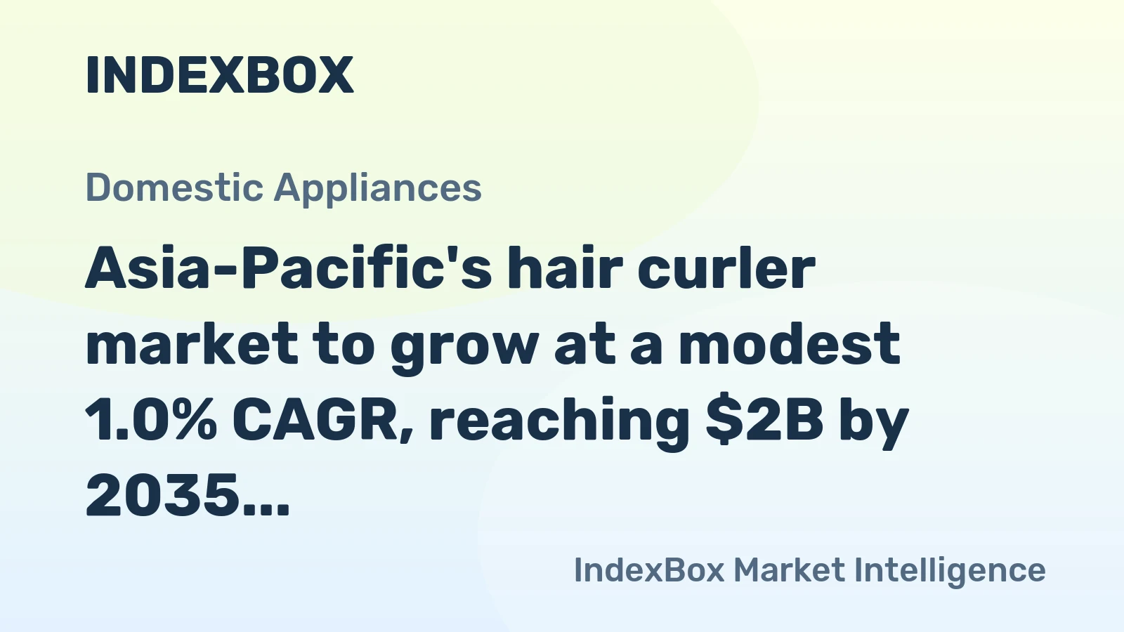 Asia-Pacific's hair curler market to grow at a modest 1.0% CAGR, reaching $2B by 2035, driven by rising regional demand.