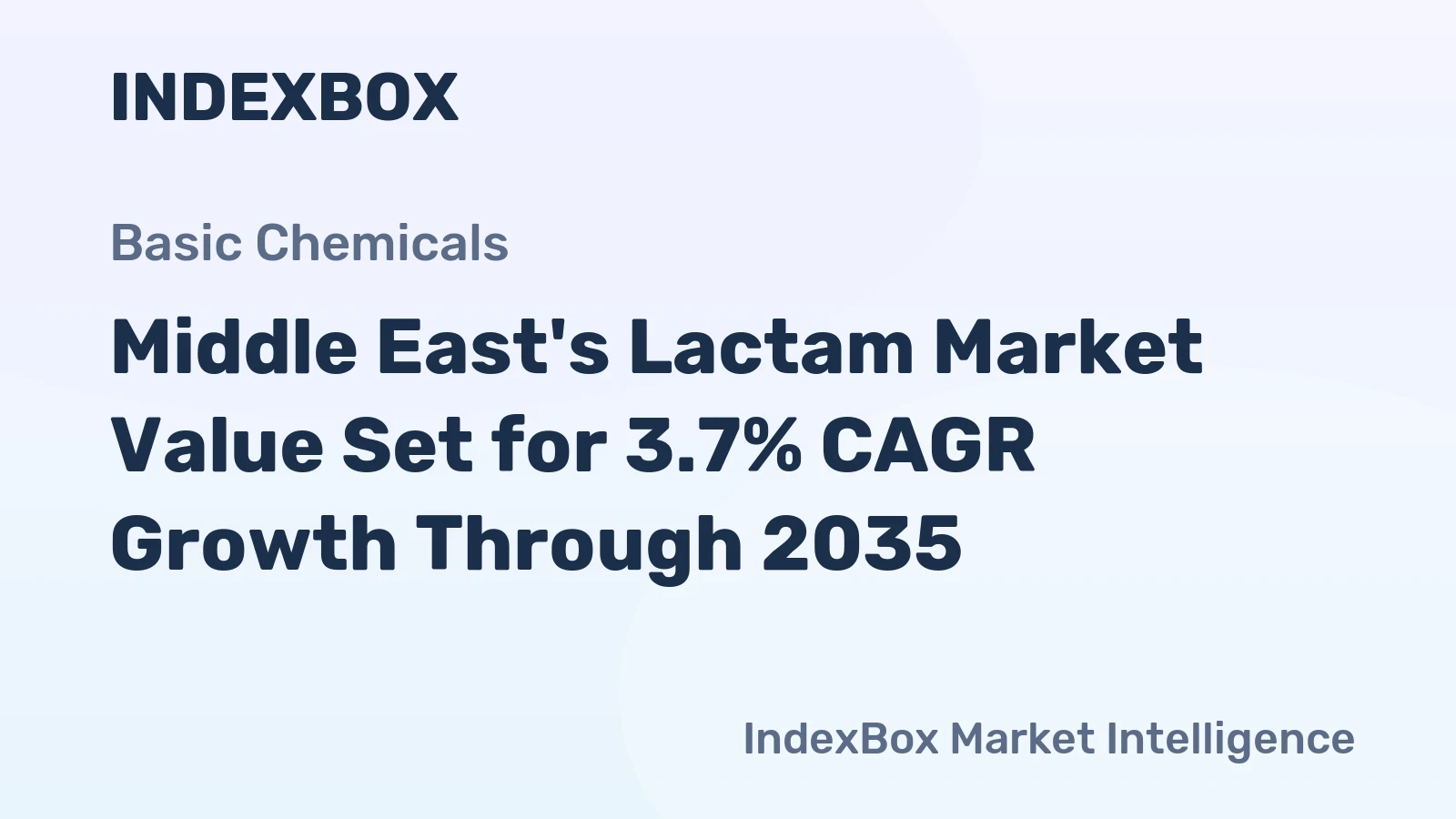 Middle East's Lactam Market Value Set for 3.7% CAGR Growth Through 2035
