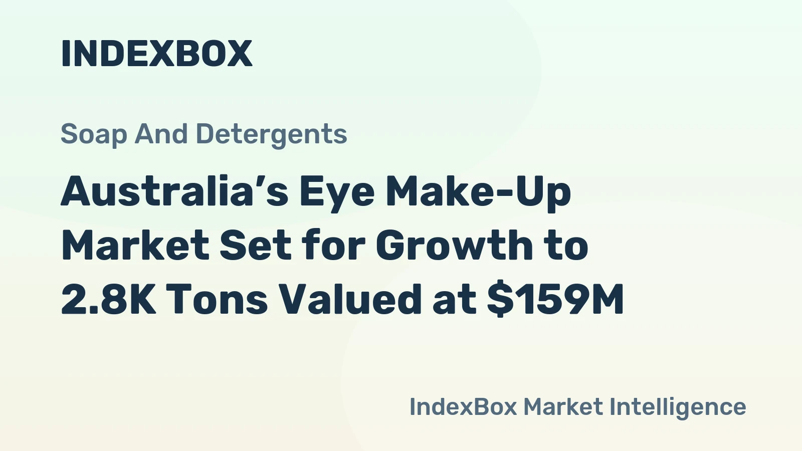 Australia’s Eye Make-Up Market Set for Growth to 2.8K Tons Valued at $159M