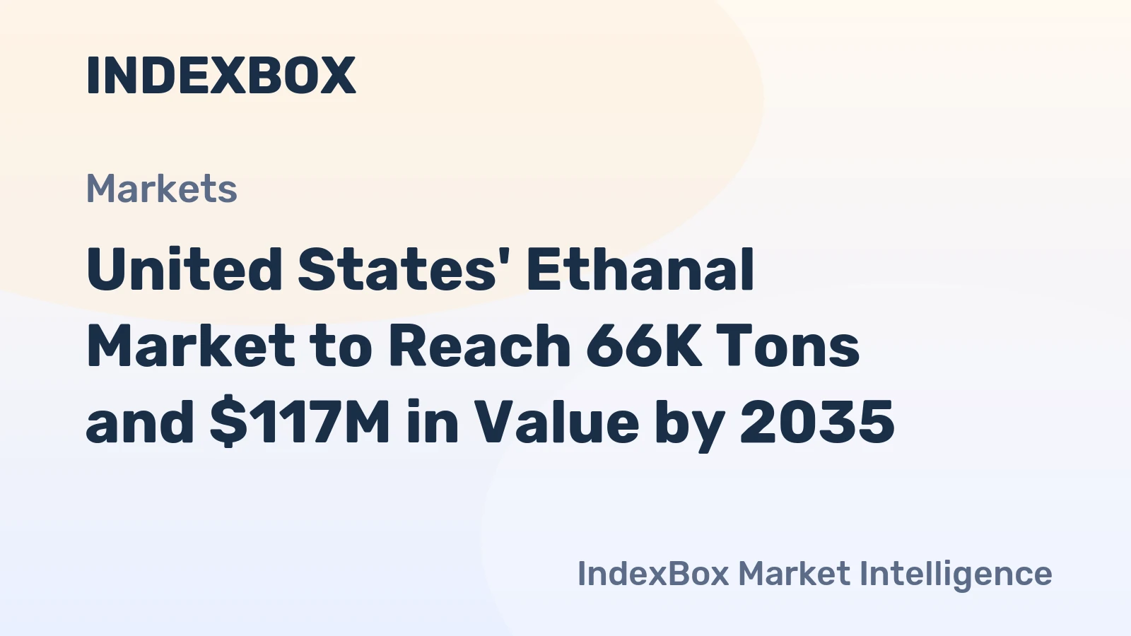 United States' Ethanal Market to Reach 66K Tons and $117M in Value by 2035