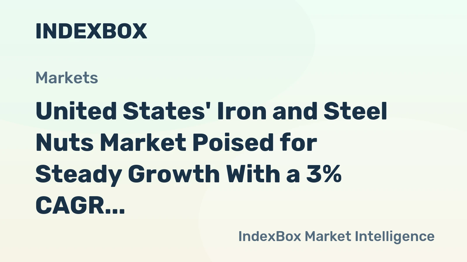 United States' Iron and Steel Nuts Market Poised for Steady Growth With a 3% CAGR Through 2035