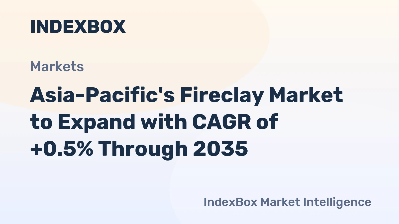 Asia-Pacific's Fireclay Market to Expand with CAGR of +0.5% Through 2035