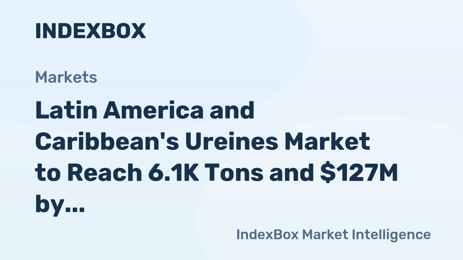 Latin America and Caribbean's Ureines Market to Reach 6.1K Tons and $127M by 2035