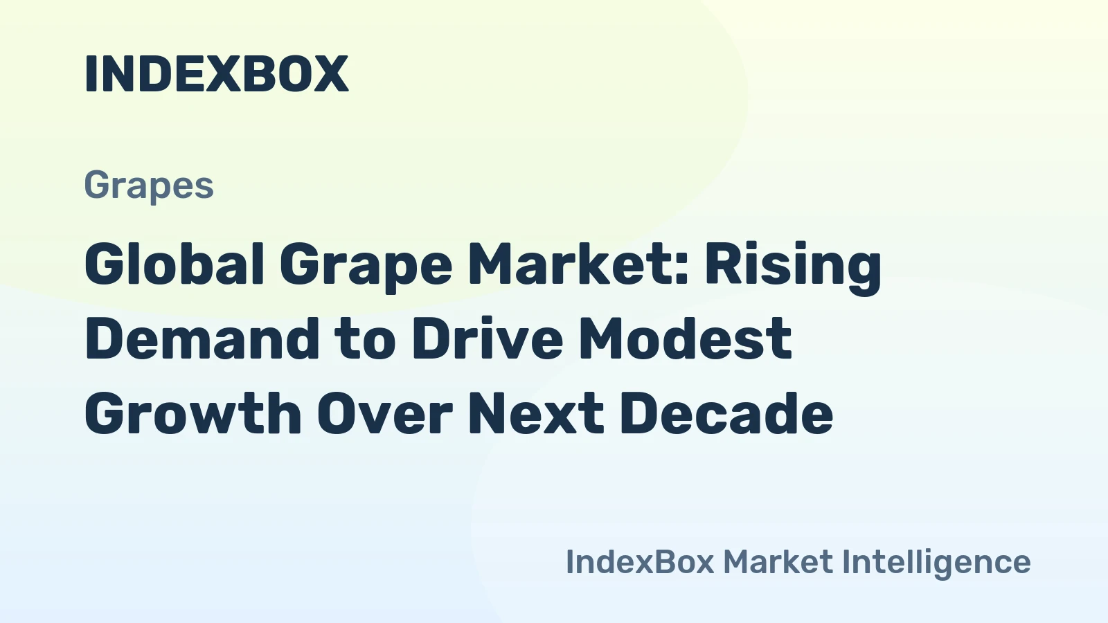 Global Grape Market: Rising Demand to Drive Modest Growth Over Next Decade