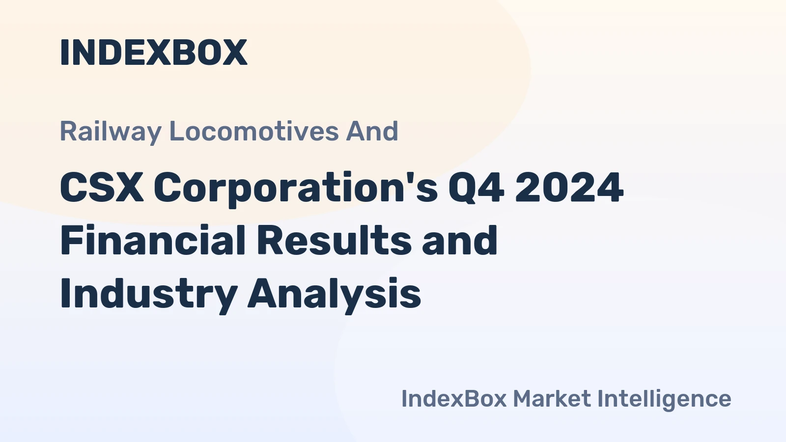 CSX Corporation's Q4 2024 Financial Results and Industry Analysis