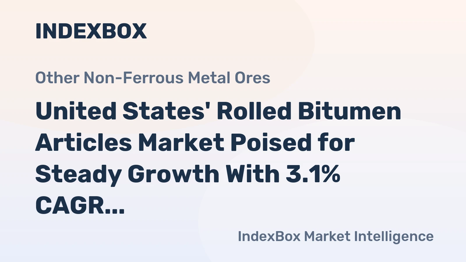 United States' Rolled Bitumen Articles Market Poised for Steady Growth With 3.1% CAGR in Value Through 2035