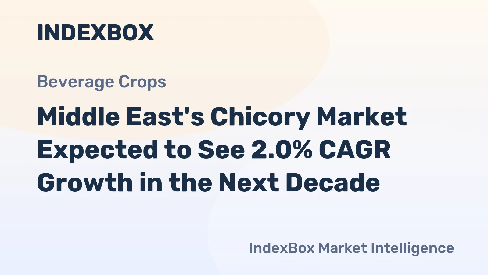 Middle East's Chicory Market Expected to See 2.0% CAGR Growth in the Next Decade