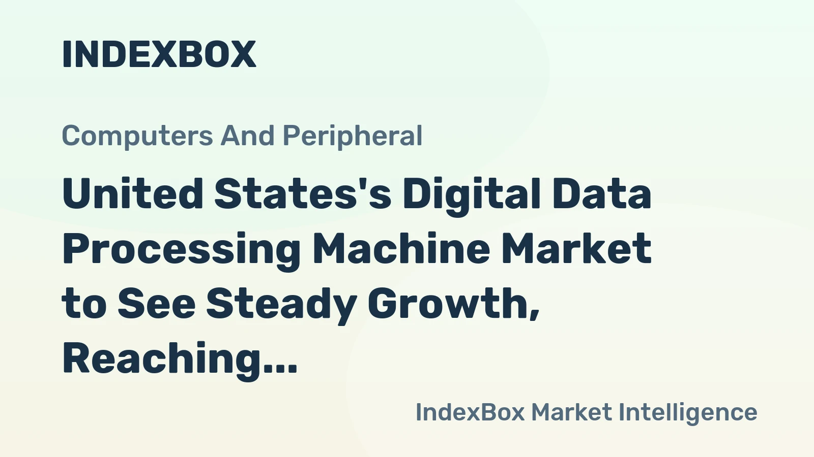United States's Digital Data Processing Machine Market to See Steady Growth, Reaching 3.5M Units and $2.6B by 2035