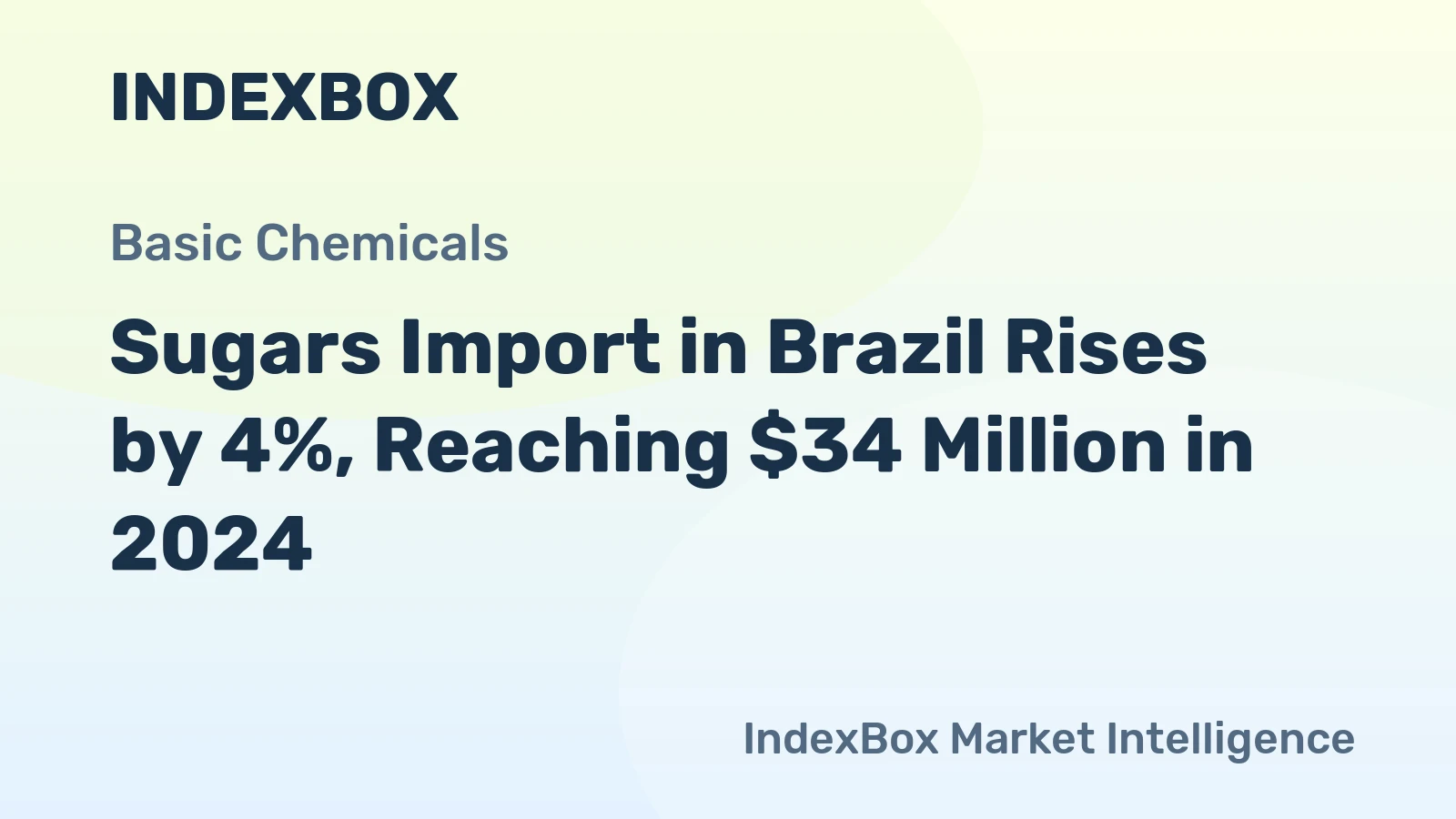 Sugars Import in Brazil Rises by 4%, Reaching $34 Million in 2024
