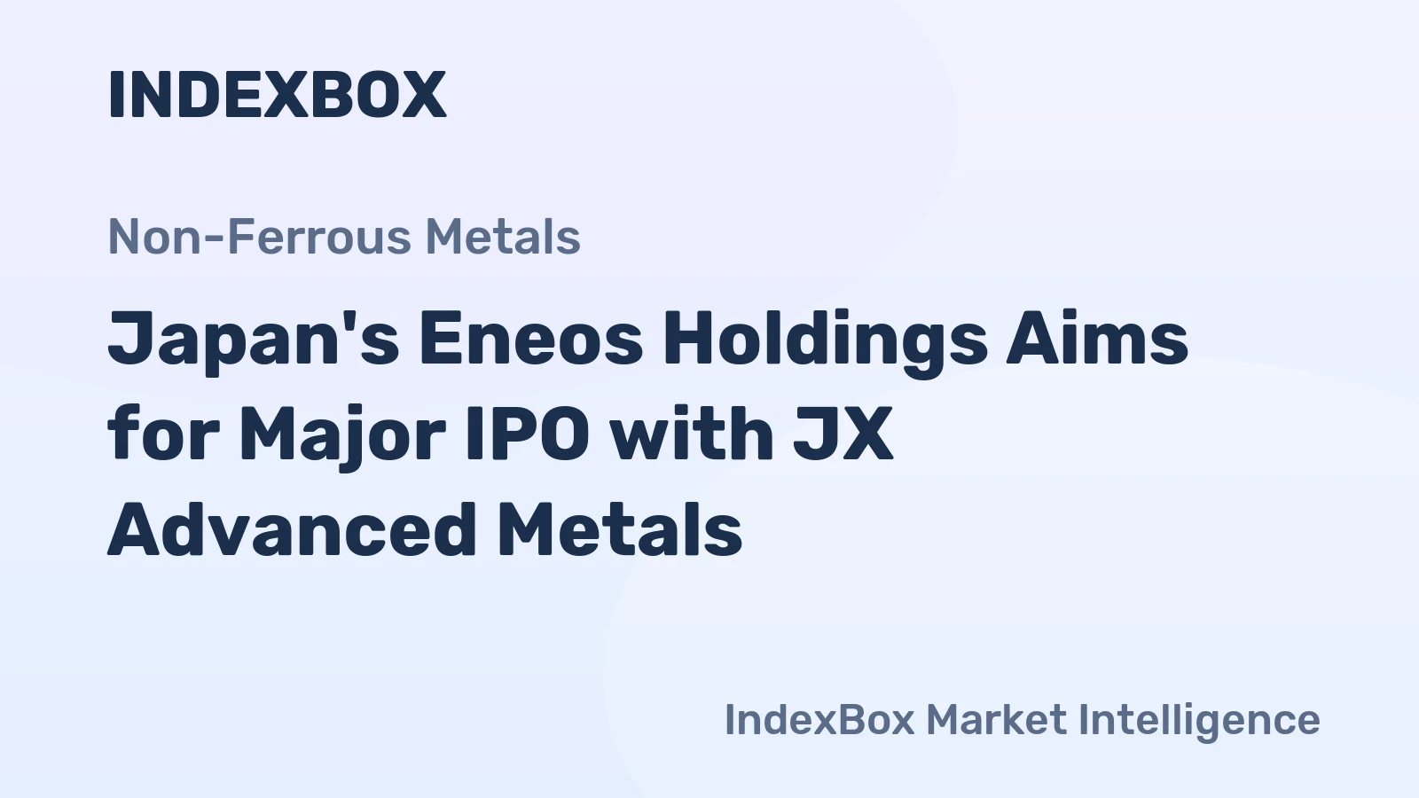 Japan's Eneos Holdings Aims for Major IPO with JX Advanced Metals