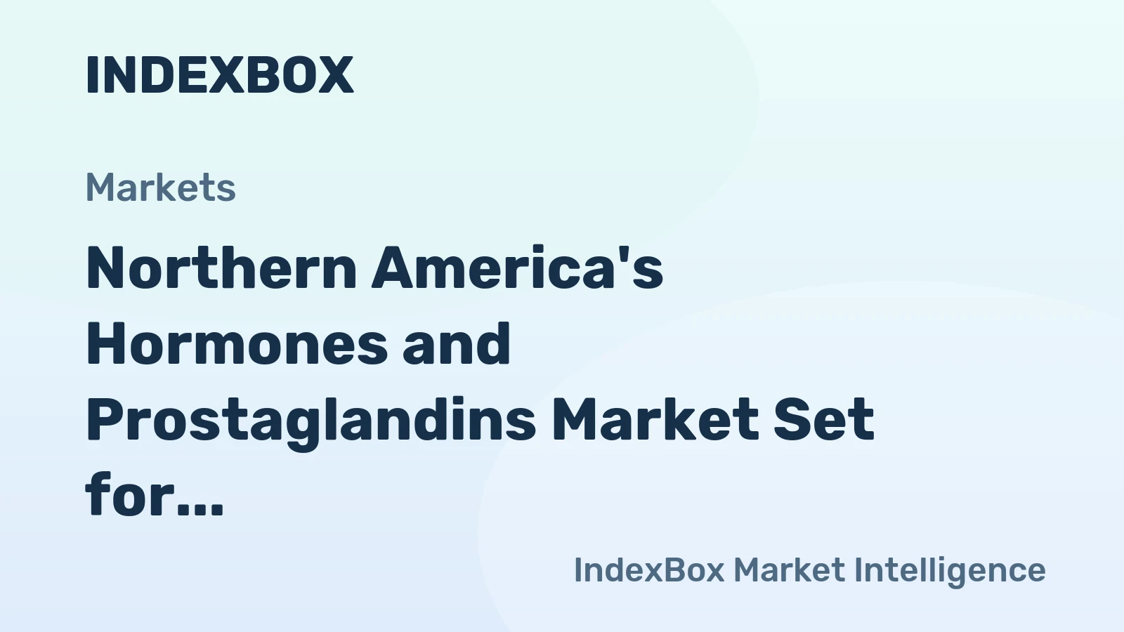 Northern America's Hormones and Prostaglandins Market Set for Steady Growth with 3.3% CAGR