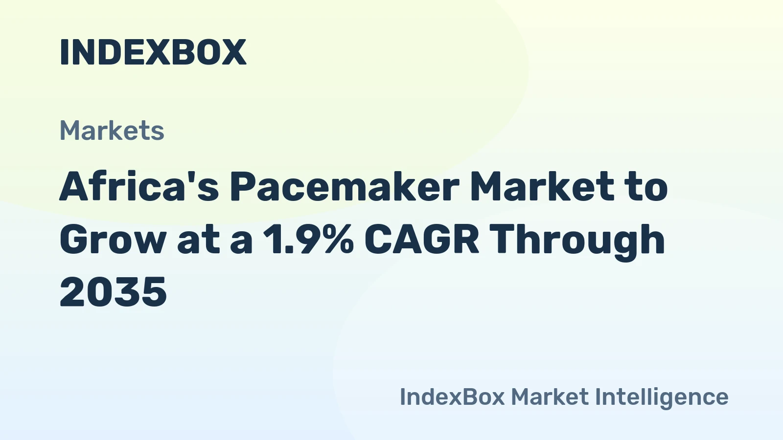 Africa's Pacemaker Market to Grow at a 1.9% CAGR Through 2035