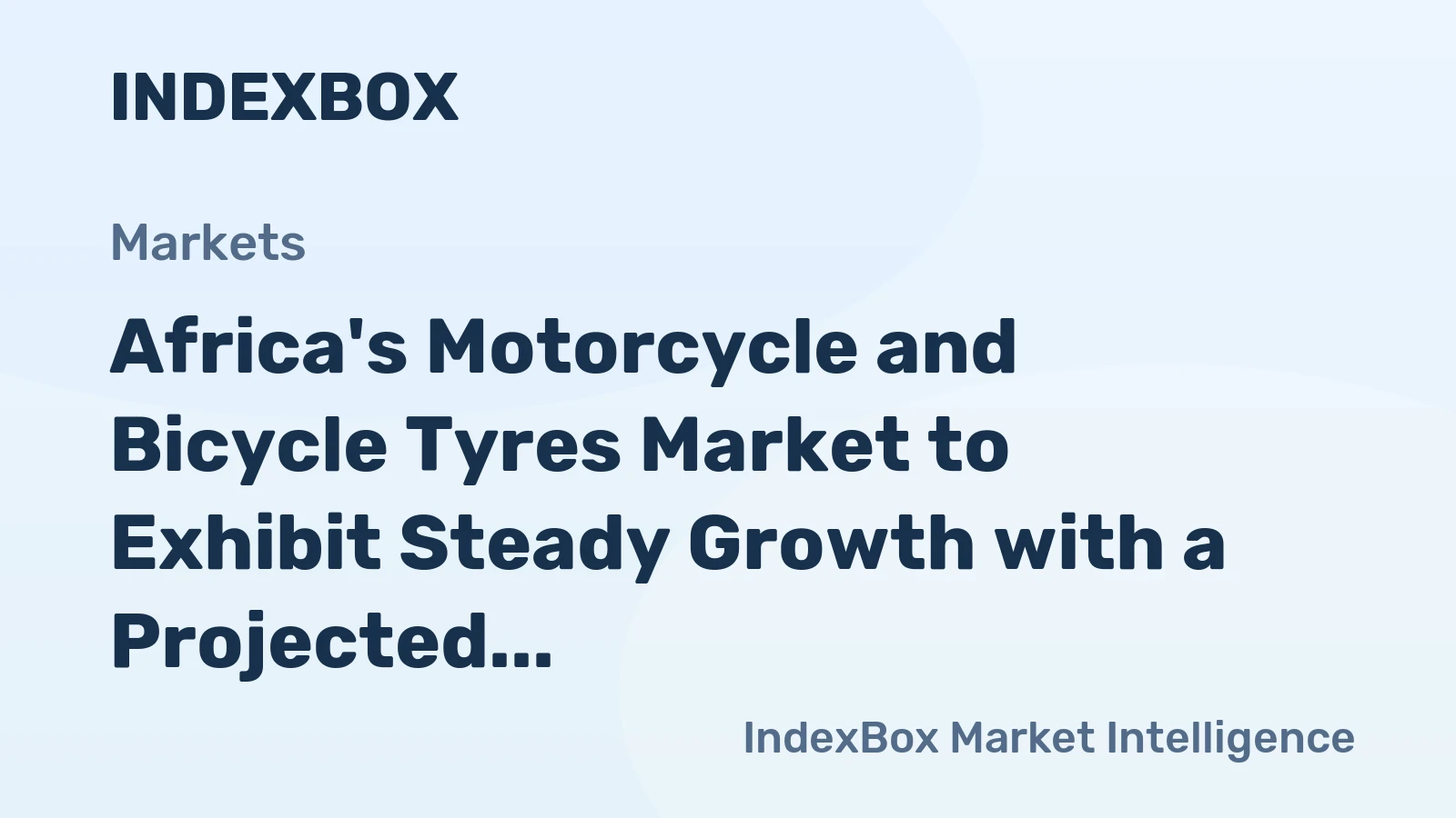 Africa's Motorcycle and Bicycle Tyres Market to Exhibit Steady Growth with a Projected CAGR of +0.8% from 2024-2035, Reaching 55M Units