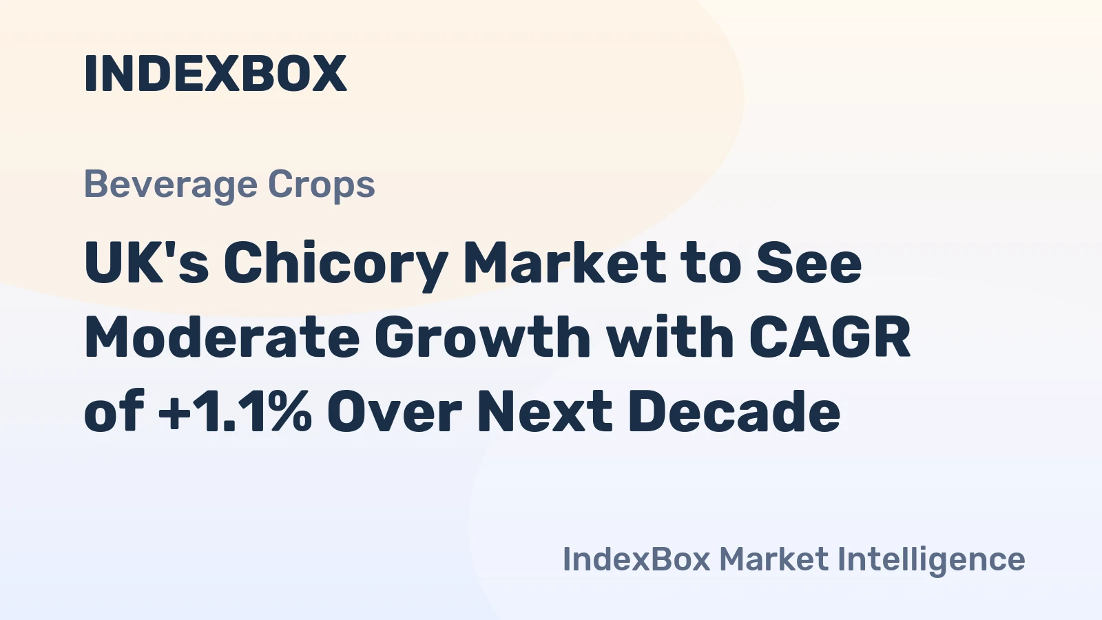 UK's Chicory Market to See Moderate Growth with CAGR of +1.1% Over Next Decade