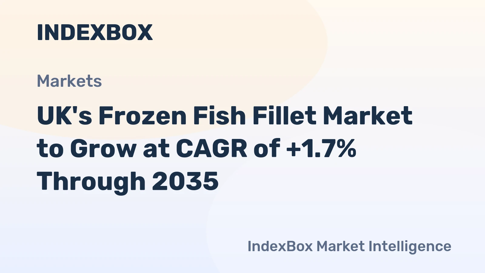 UK's Frozen Fish Fillet Market to Grow at CAGR of +1.7% Through 2035