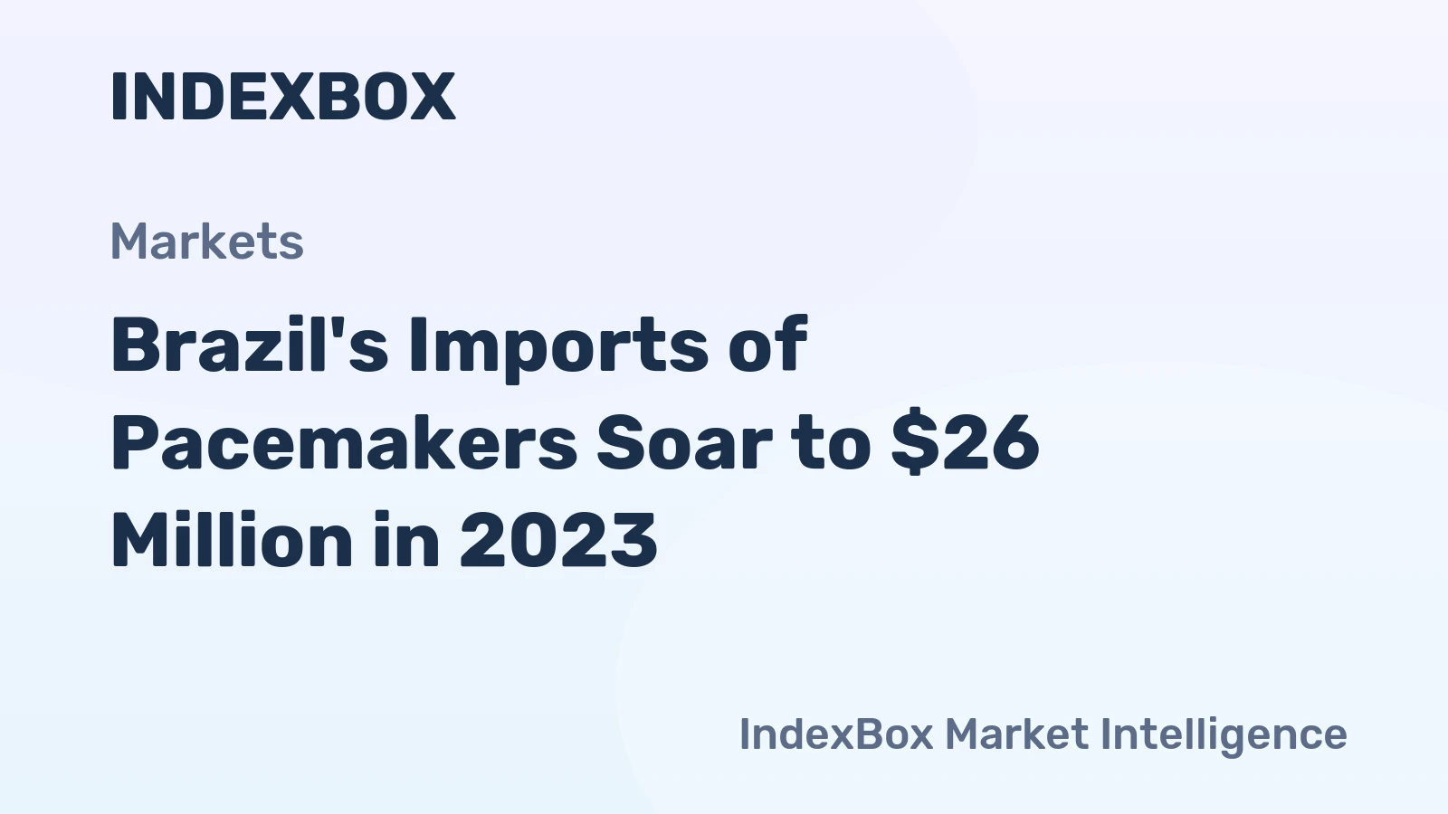 Brazil's Imports of Pacemakers Soar to $26 Million in 2023