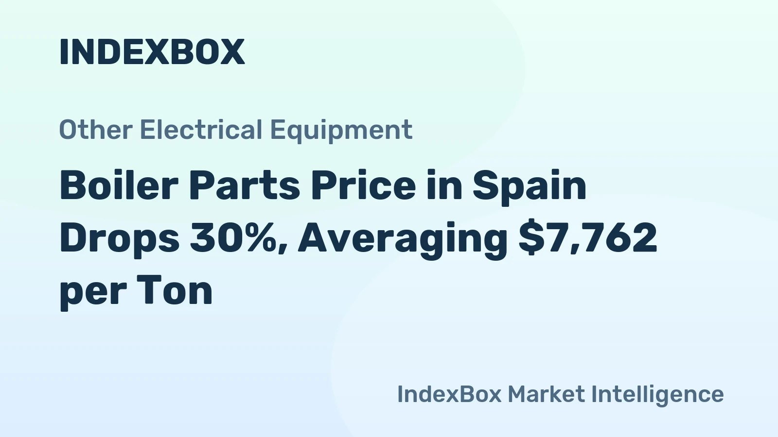 Boiler Parts Price in Spain Drops 30%, Averaging $7,762 per Ton