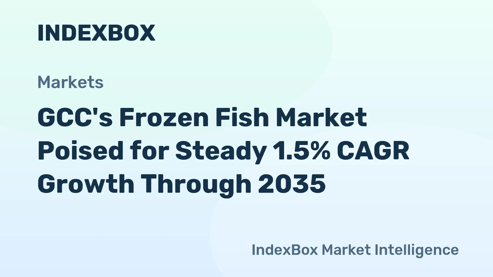 GCC's Frozen Fish Market Poised for Steady 1.5% CAGR Growth Through 2035