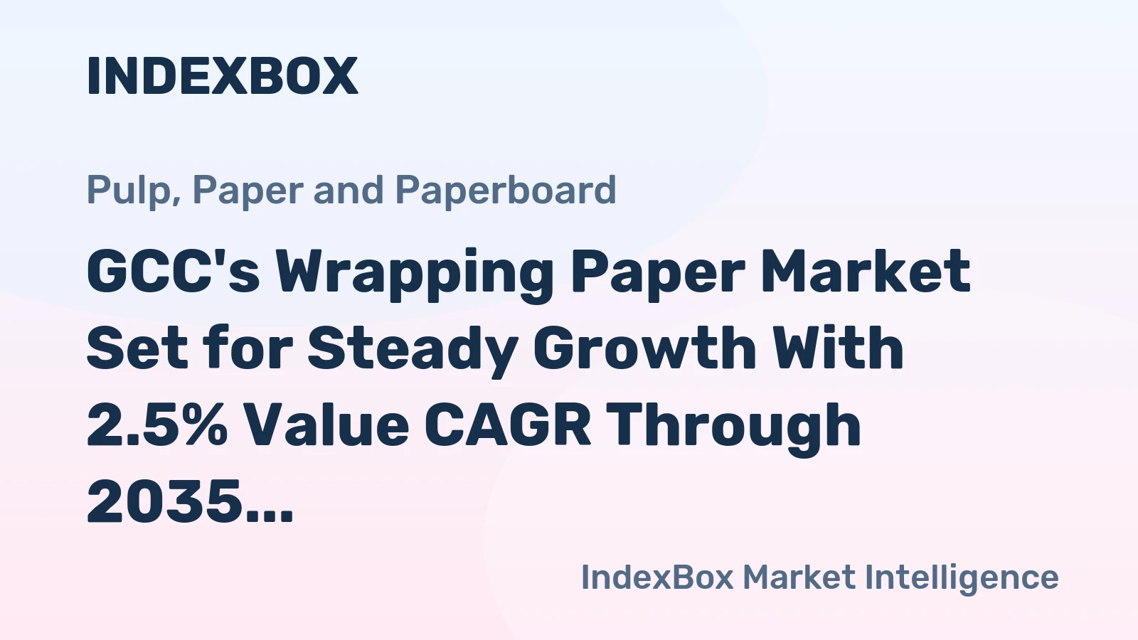 GCC's Wrapping Paper Market Set for Steady Growth With 2.5% Value CAGR Through 2035