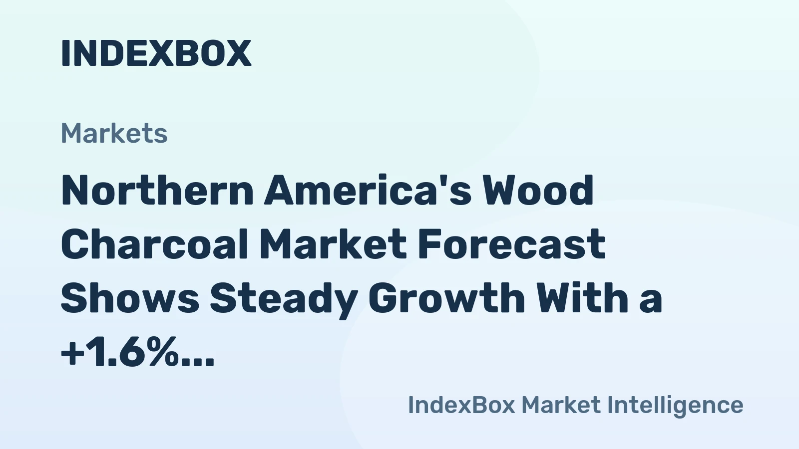 Northern America's Wood Charcoal Market Forecast Shows Steady Growth With a +1.6% CAGR in Value