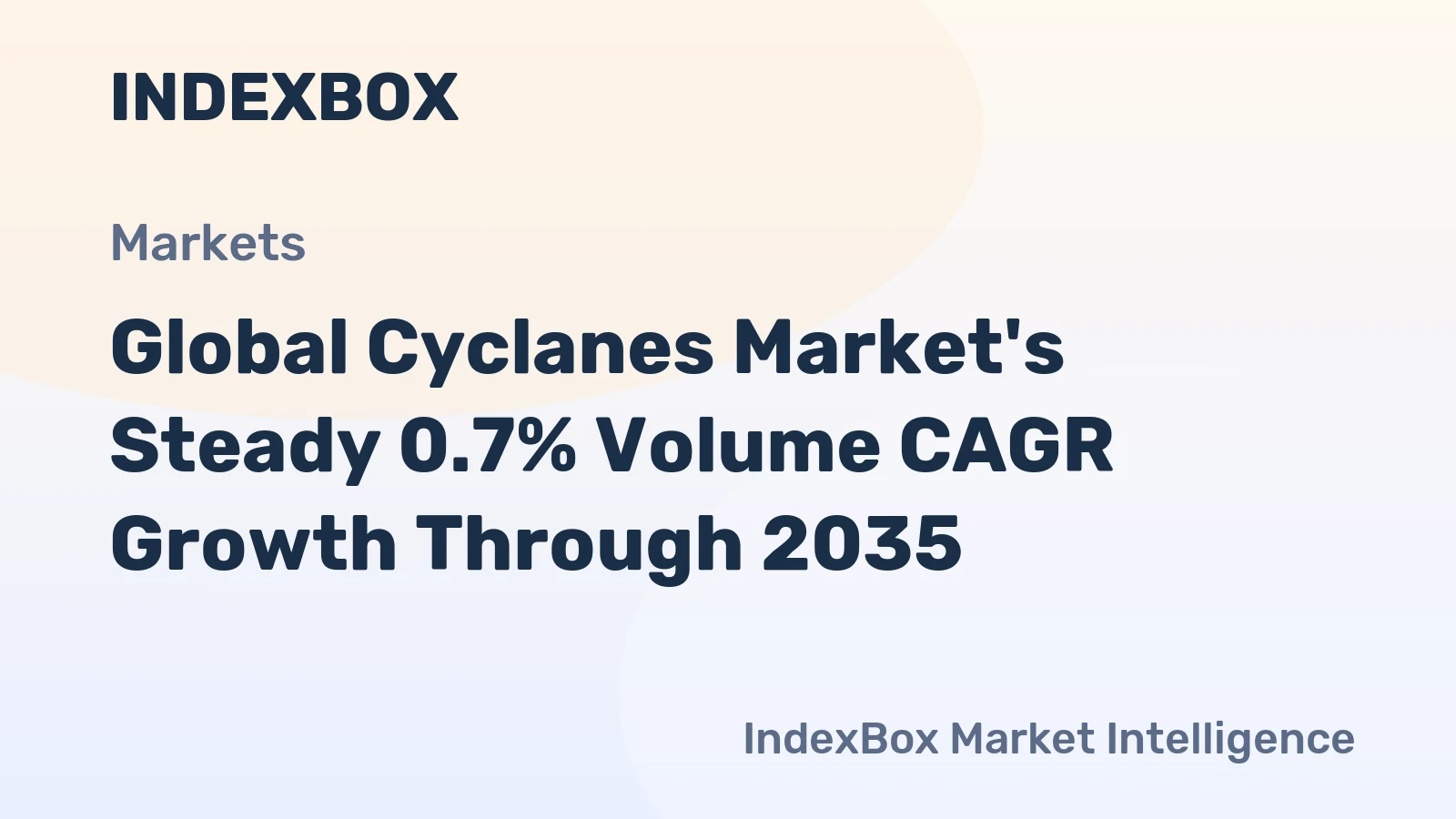 Global Cyclanes Market's Steady 0.7% Volume CAGR Growth Through 2035