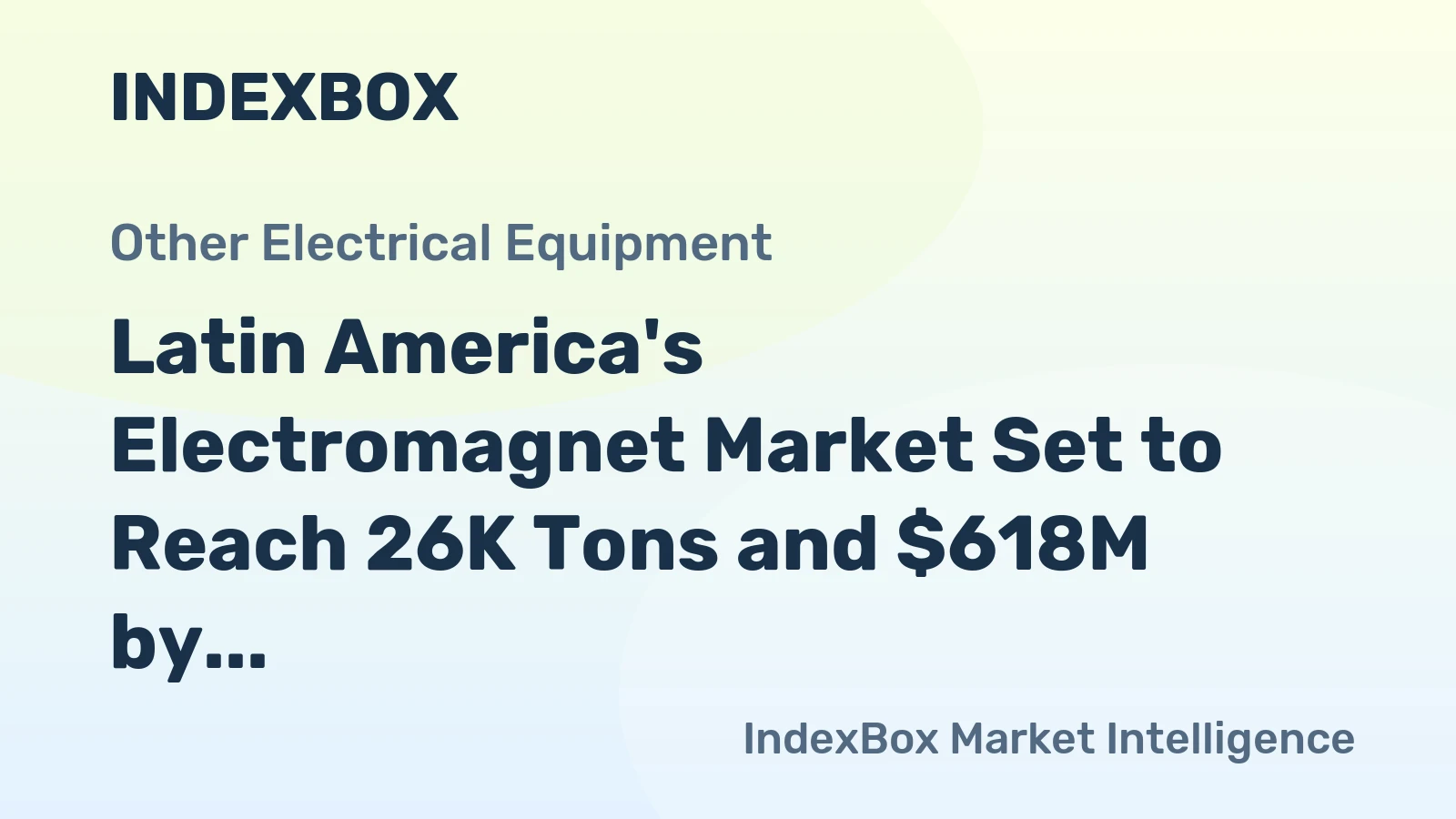 Latin America's Electromagnet Market Set to Reach 26K Tons and $618M by 2035